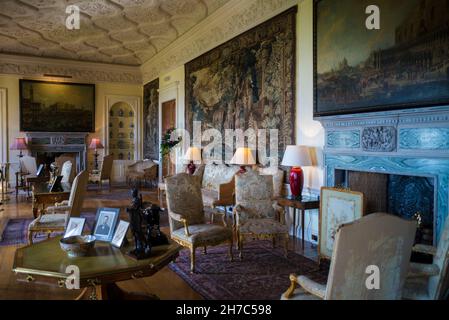 The Drawing Room, Dunrobin Castle, Golspie, Highland, Scotland Stock ...