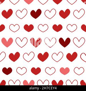 Valentin's day Background with Hearts Stock Vector Image & Art - Alamy