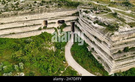 View of the abandoned Inkerman limestone quarry, Crimea Stock Photo - Alamy