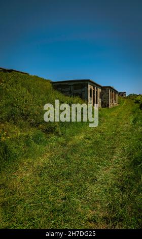 Battery Command Post of Fort McNabs Stock Photo - Alamy