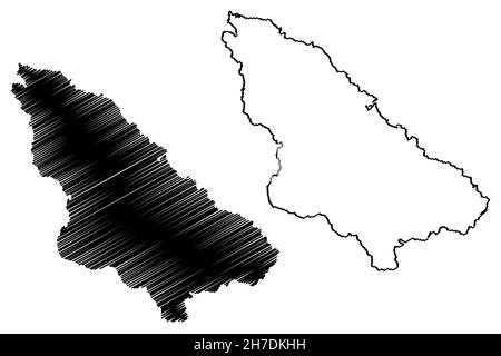 Wardha district (Maharashtra State, Nagpur Division, Republic of India ...