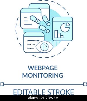 Spy User icon Abstract Blue Web Sticker Button - Free vector icon Stock ...