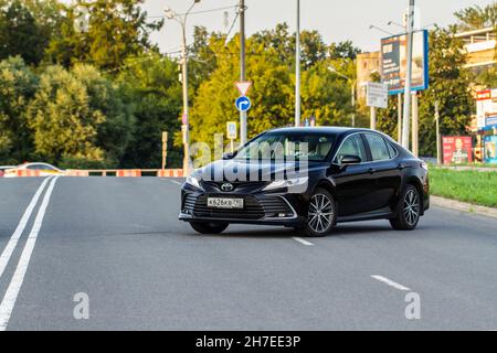 Toyota Camry car side view isolated on white background Stock Photo - Alamy