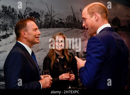 Former prime minister Tony Abbott at a coalition party room meeting at ...