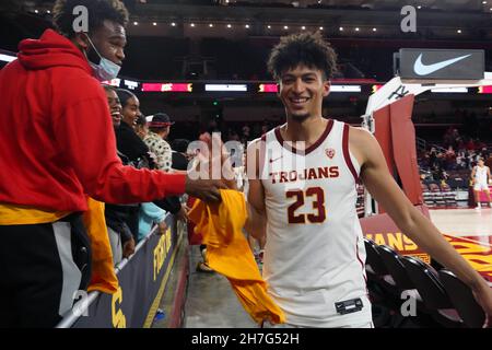 Southern California Trojans forward Max Agbonkpolo (23) during an NCAA ...