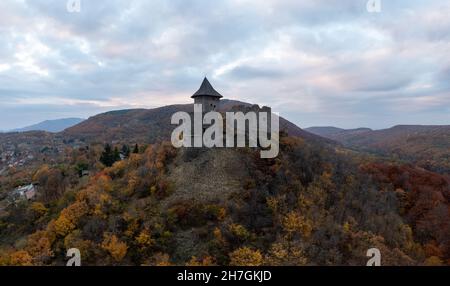 Somoska castle on Slovakia Hungarian border Stock Photo - Alamy