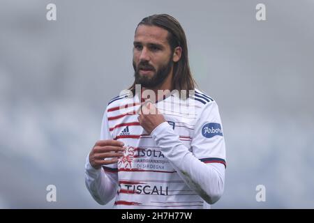 Leonardo Pavoletti of Cagliari Calcio during Cagliari Calcio vs AC ...