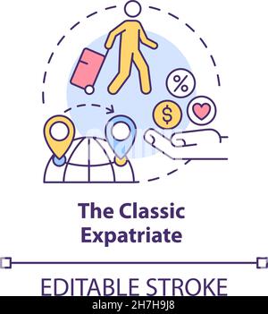Icon for expat,expatriate Stock Vector Image & Art - Alamy