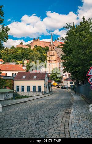 View in the historical town of Kulmbach, Bavaria, region Upper ...