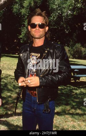 Kurt Russell at a Harley-Davidson event in the 1990's Credit: Ralph ...