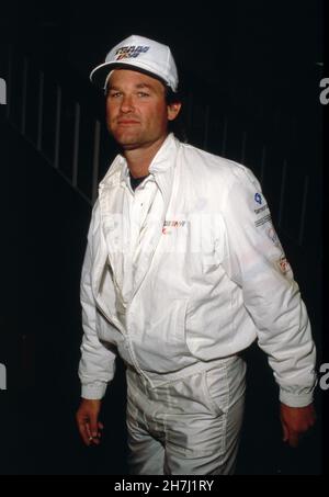 Kurt Russell at the 1990 Long Beach OPT Race in Long Beach, California ...