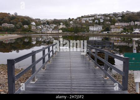 Millpool car park in Looe Cornwall Stock Photo - Alamy