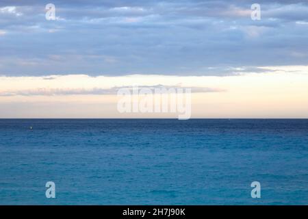 Landscape with slightly cloudy sky on the Elbe Stock Photo - Alamy