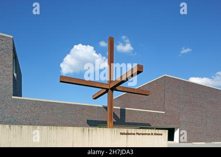 St. Nikolaus Church, Neuried, Upper Bavaria, Bavaria, Germany Stock ...