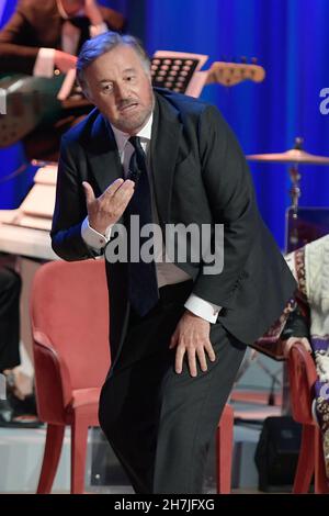 Christian De Sica attends the fifth episode of the Maurizio Costanzo ...