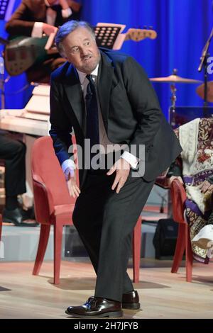 Christian De Sica attends the fifth episode of the Maurizio Costanzo ...