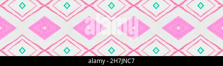 Seamless Diamond Pattern. Drawn by Brush Square Chevron. Blue ...