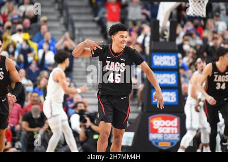 Gonzaga guard Rasir Bolton against Memphis during a second-round NCAA ...