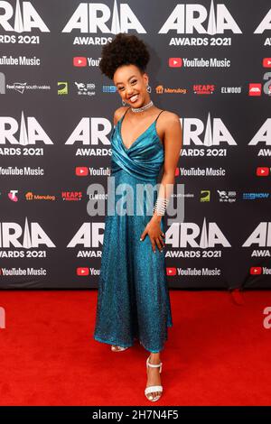 Sydney, Australia, 24 November, 2021. Budjerah arrives at the 2021 ARIA ...