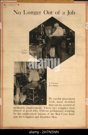 Red Cross Poster - World War One Propaganda - 1919 - 01 Stock Photo - Alamy