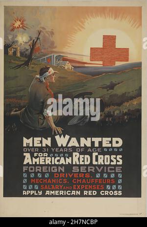 American Red Cross World War II Propaganda Poster (Railway Express ...