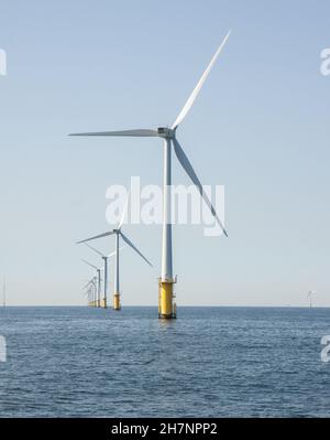 Offshore wind farm near IJmuiden, Netherlands Stock Photo - Alamy