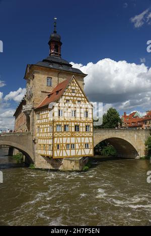 World famous Altes Rathaus (old town hall) Bridge, Unesco World ...