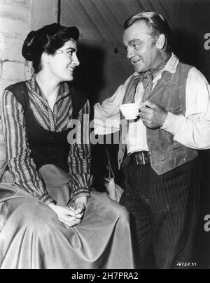 TRIBUTE TO A BAD MAN, Irene Papas, James Cagney, 1956 Stock Photo - Alamy