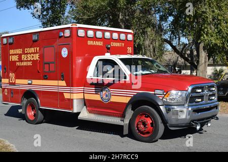 Florida Orange County Fire and Rescue Battalion 1 Truck January 18 ...