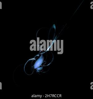 Abstract fractal graphics. Design element. Multicolor. White background ...