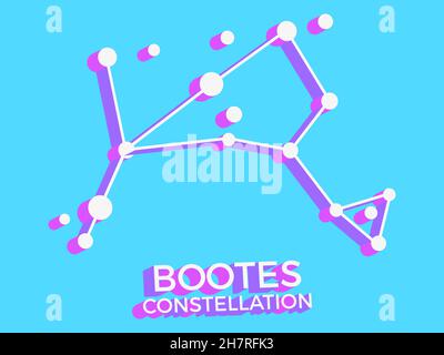 Star constellation Bootes vector illustration Stock Vector Image & Art ...