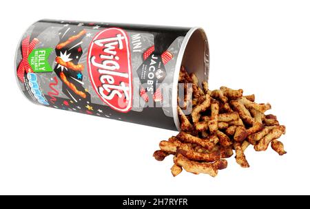 Stockport, United Kingdom, January, 10th, 2022, Jacobs mini twiglets ...