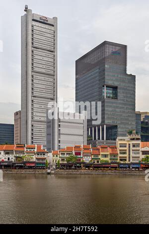 The Singtel Pickering Operations Complex Skyscraper Building in Raffles ...