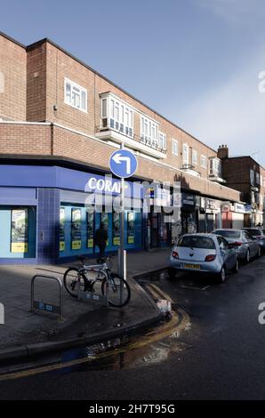 The Shopping Parade At Faircross In Barking, East London, UK Stock ...