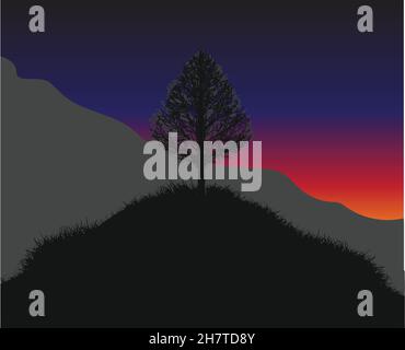 mount vector illustration himalayas mountains logo, black and white ...