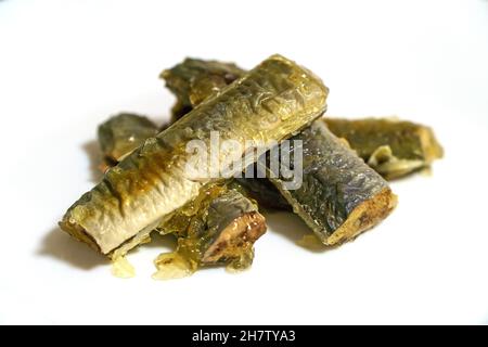 Homemade fried lamprey fish with marinade Stock Photo - Alamy
