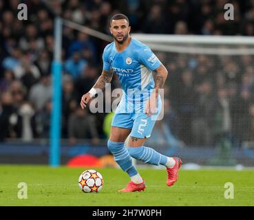 Manchester, England, 24th November 2021. Raheem Sterling of Manchester ...
