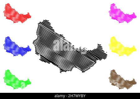 Doda district (Jammu and Kashmir union territory, Republic of India ...