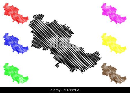 Dindori district (Madhya Pradesh State, Jabalpur division, Republic of ...