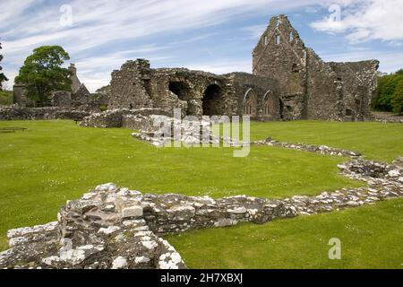 Glenluce 12th century Cistercian Abbey ruin, Dumfries & Galloway ...