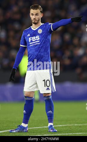 James Maddison of Leicester City during the Premier League match ...