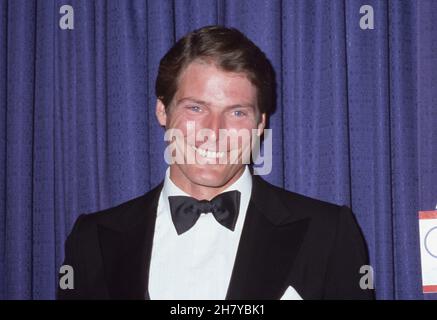 Christopher Reeve at "Stars Salute US Olympic Team" - January 29, 1984 ...