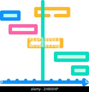 separation of tasks icon color illustration Stock Vector Image & Art ...
