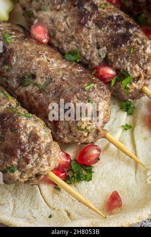 arabic food Kebab and Kofta Stock Photo - Alamy