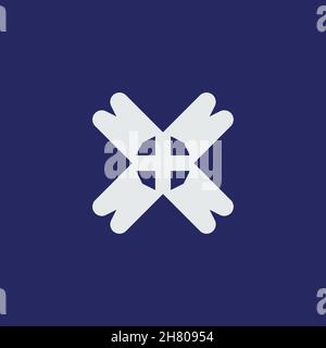 Handwritten letter x, rejection sign, no, wrong answer, strikethrough ...