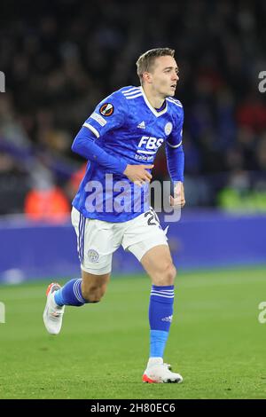 Timothy Castagne of Leicester City during the Premier League match at ...