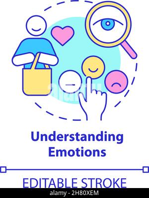 Emotion detection abstract concept vector illustration Stock Vector ...