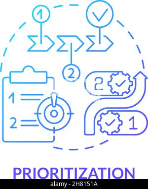 Idea prioritization linear icon Stock Vector Image & Art - Alamy