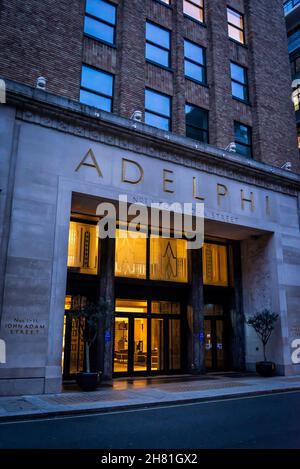 Art Deco Adelphi building from the 1930s, located at 1-10 John Adam ...