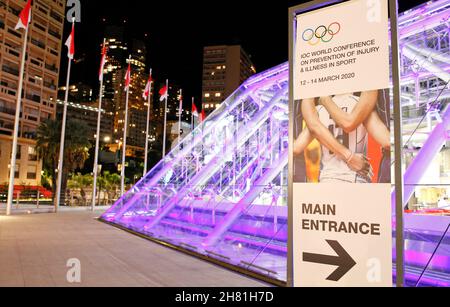 Monaco. 26th Nov, 2021. Monaco, Monte Carlo - November 26, 2021: IOC World Conference on ...